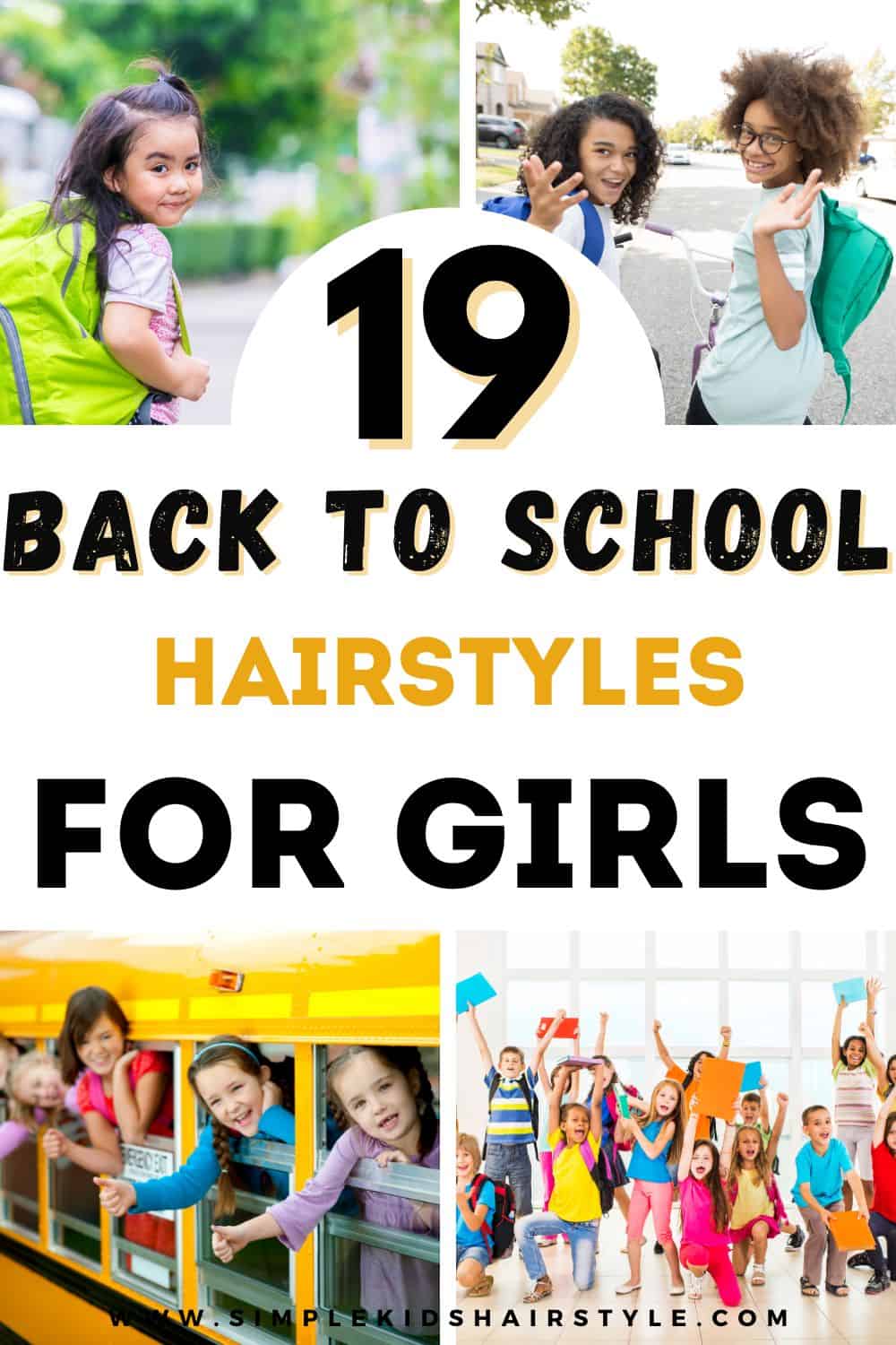 19 Lazy Easy Hairstyles for School Kids - Simple Kids Hairstyles