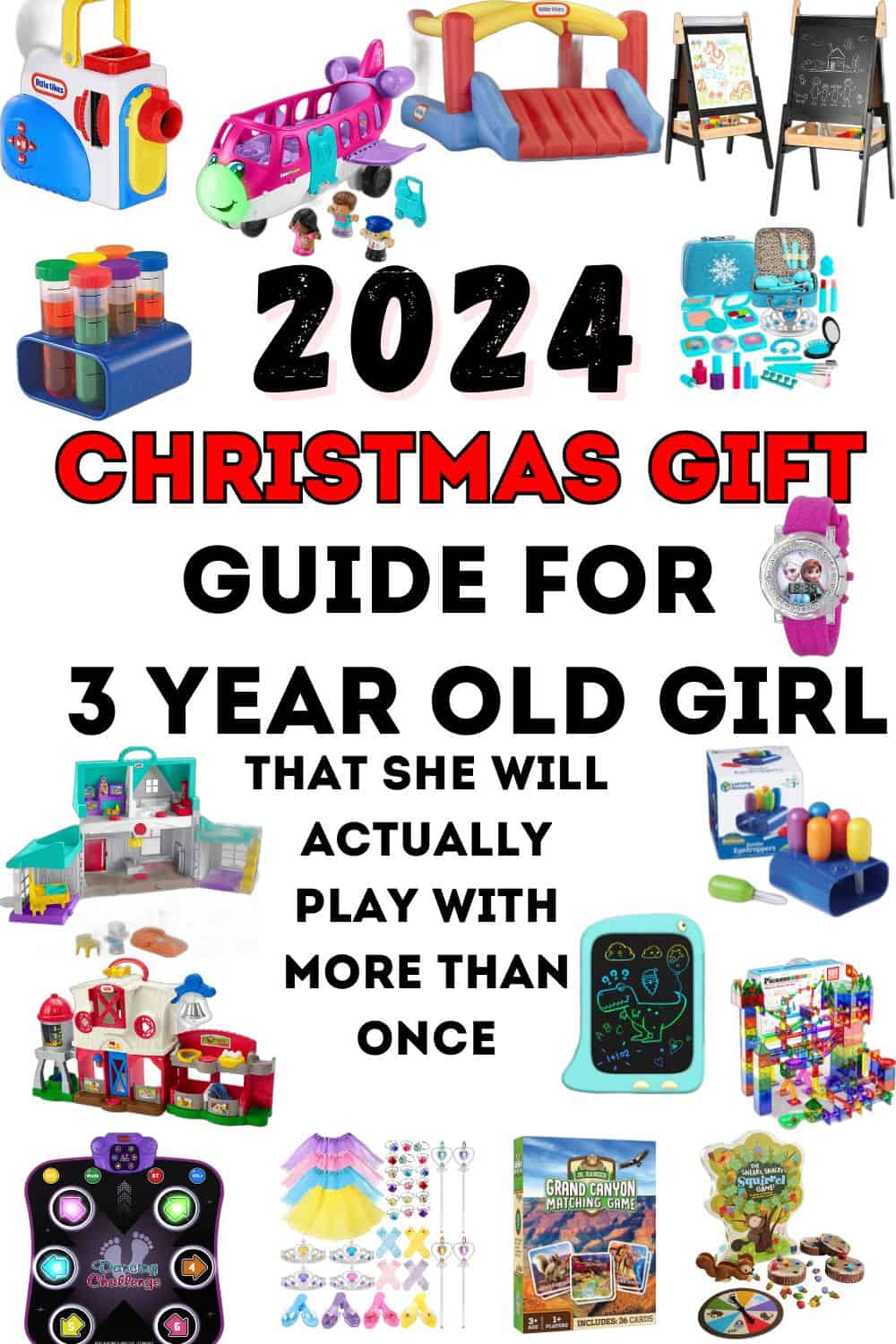2024 Christmas Gift Guide for 3 Year Old Girl - Simple Kids Hairstyles